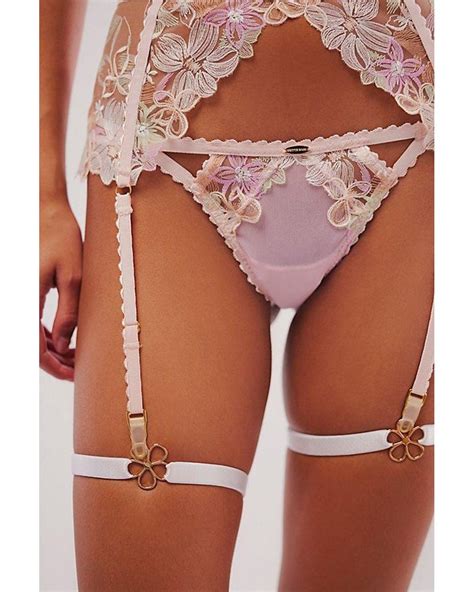 Nette Rose Daisy Dainty Garters In White Lyst