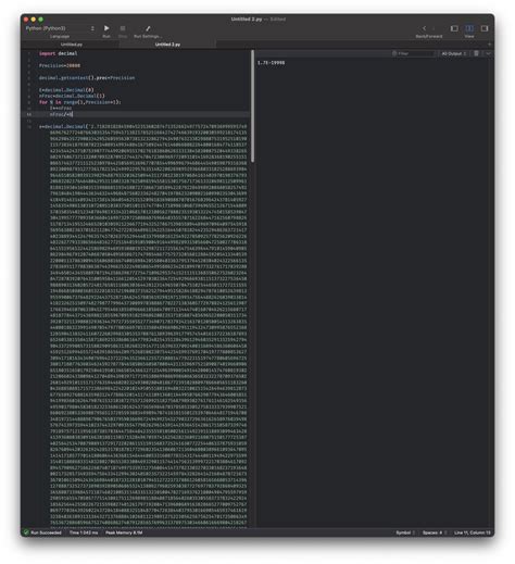 用python高精度求自然常数e计算自然常数e的前n位 代码 Csdn博客