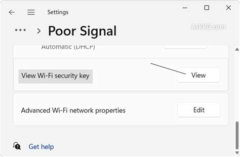 Tip How To See Wi Fi Password Or Security Key In Windows 11 Askvg