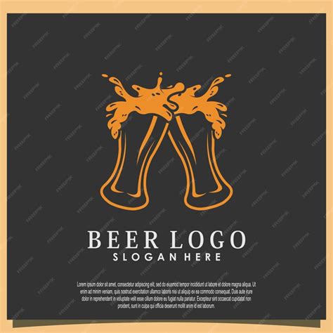 Premium Vector Craft Beer Glass Logo Design With Creative Concept