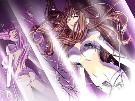 rule 34 2girls breasts brown hair bubble bubbles electrodes floating