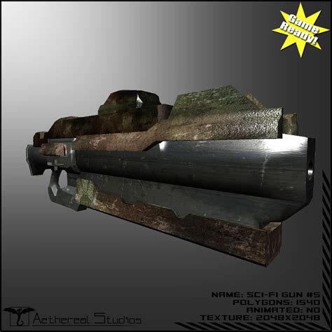 공상 과학 총 패키지 3d 모델 30 Fbx Free3d