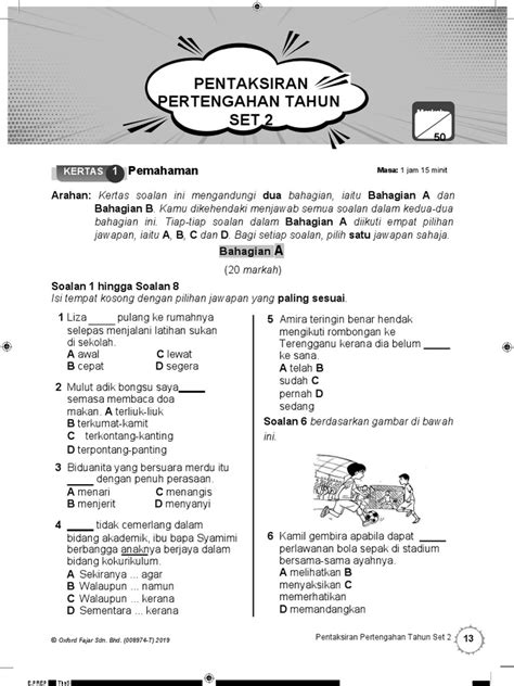 Tahun 5 Peperiksaan Pertengahan Tahun Set 2 Pdf
