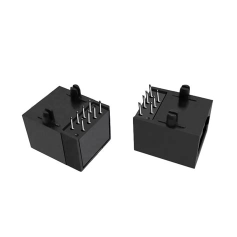 Rj 45 소켓 8pin 스트레이트 플러그 수직 Smt Rj45 커넥터 8p8c 모든 플라스틱 보드 90도 Rj45 네트워크