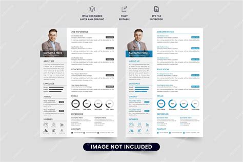 Современный дизайн макета заявления о приеме на работу для официальной стажировки Резюме