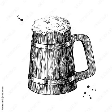 Beer Mug Drawing