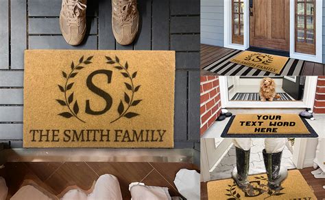 Personalized Door Mat Custom Door Mats For Front Door Patio