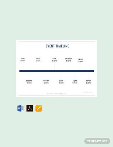 15 Event Timeline Examples To Download