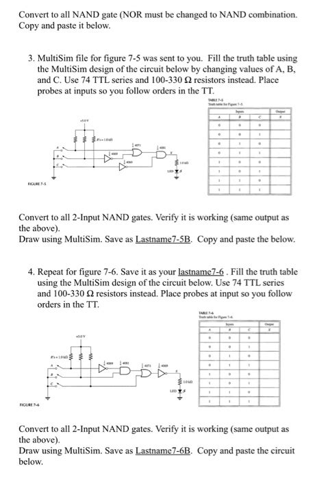 Solved Convert To All NAND Gate NOR Must Be Changed To NAND Chegg Com