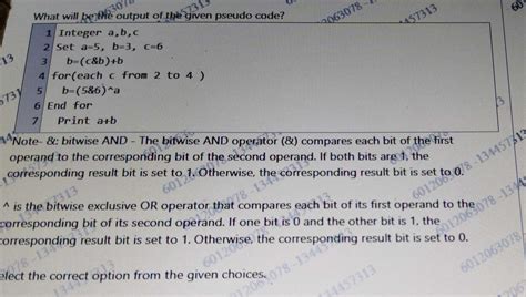 What Will Befle Output Of The Given Pseudo StudyX