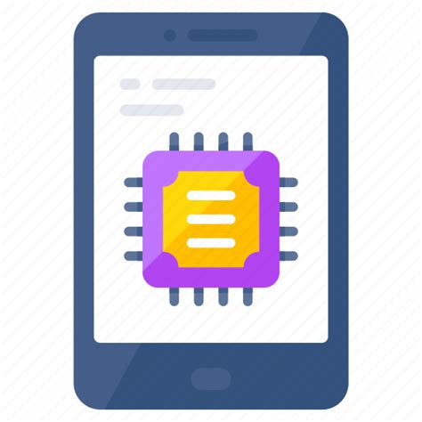 Mobile Chip Mobile Processor Microchip Microprocessor Phone Chip Icon Download On Iconfinder