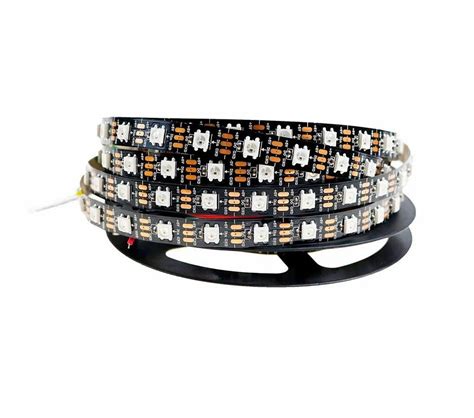 Ws2812 Addressable Rgb Led Strip 60 Ledsm Individually Programmable 5v