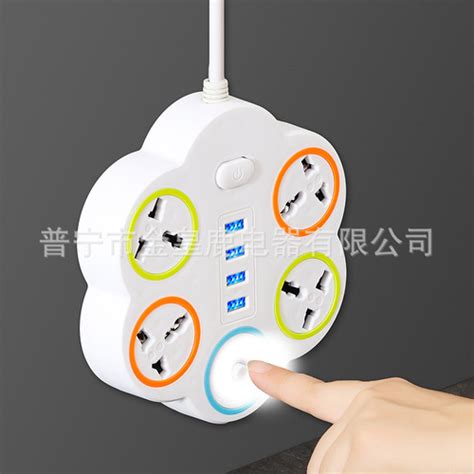 Multi Function Socket Plug Power Strip With 6 Power Socket 4 Usb Ports With Independent Switch