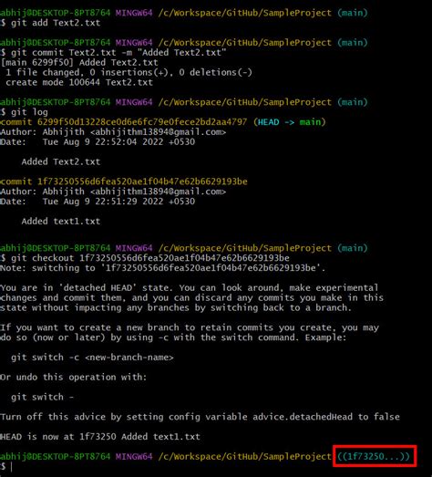 Github How To Merge Checked Out Commit To Main Branch In Git Stack