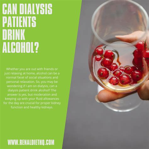 Can You Drink Alcohol On Dialysis Renal Diet Hq