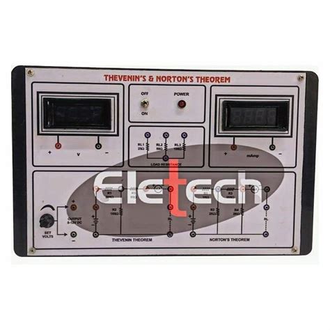 Thevenins And Norton Theorem Trainer Kit Digital For Electronics Lab