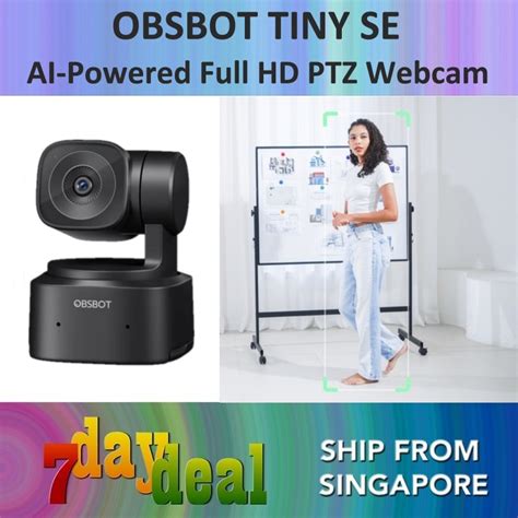 Obsbot Tiny Se Ai Powered Full Hd Ptz Webcam Computers And Tech Parts