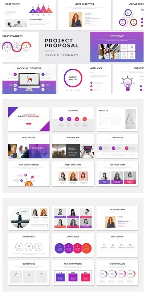 Project Proposal Google Slide Proposal Design Print Layout Presentation Templates