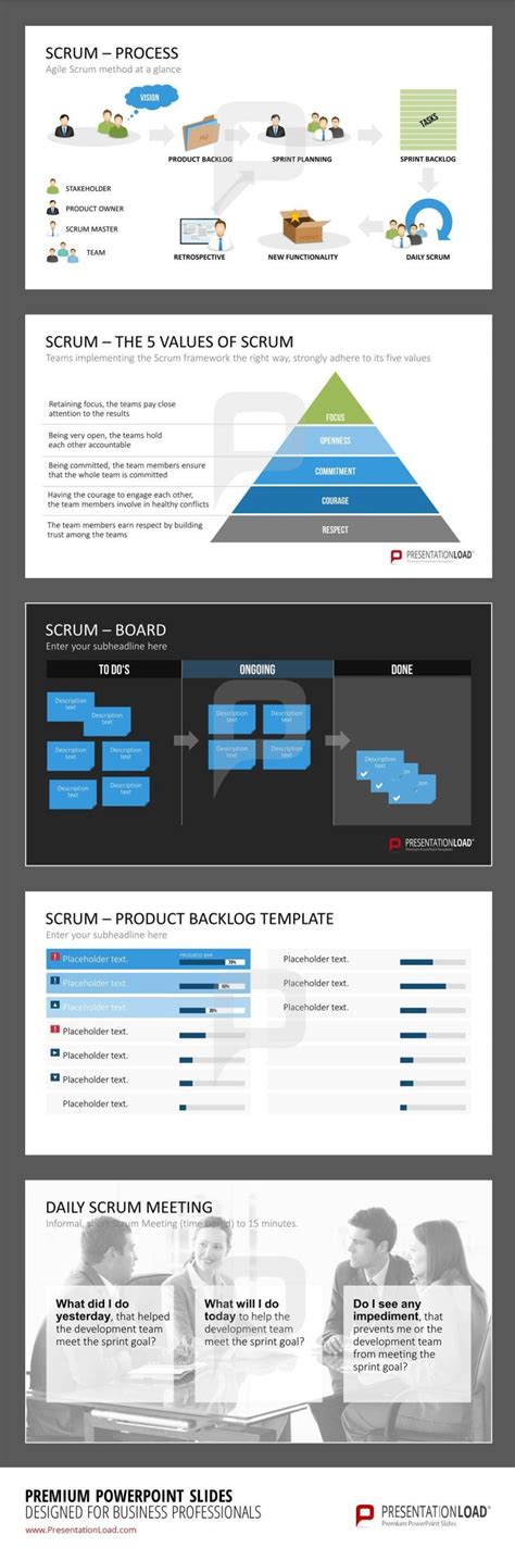 Scrum PowerPoint Template Scrum Agile Scrum Powerpoint Templates