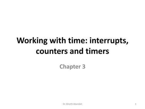 03 introduction in interrupts andtimers ppt