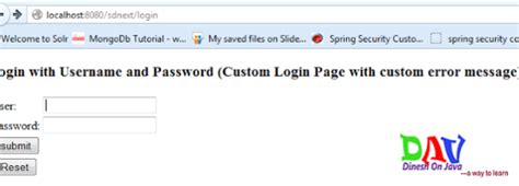Spring Security Logout Example Dinesh On Java