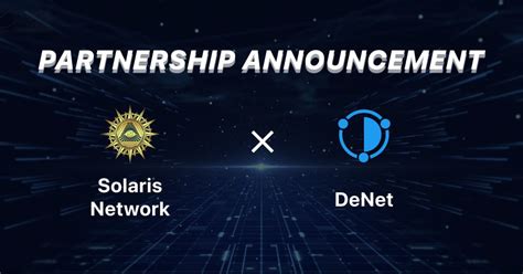 Solaris Network On Twitter We Are Delighted To Extend A Warm Welcome To Our Newest Partner