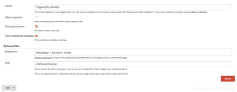 jenkins多分支流水线：webhook按分支触发自动构建 multibranch pipeline csdn博客
