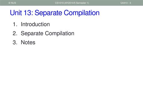 cs1010 programming methodology ppt download