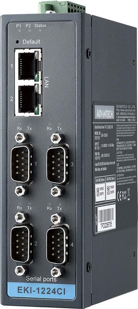 eki 1242ecms a modbus rtu tcp to ethercat fieldbus gateway advantech ae