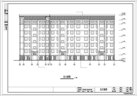 某多层砖混结构住宅楼建筑设计施工图纸土木在线