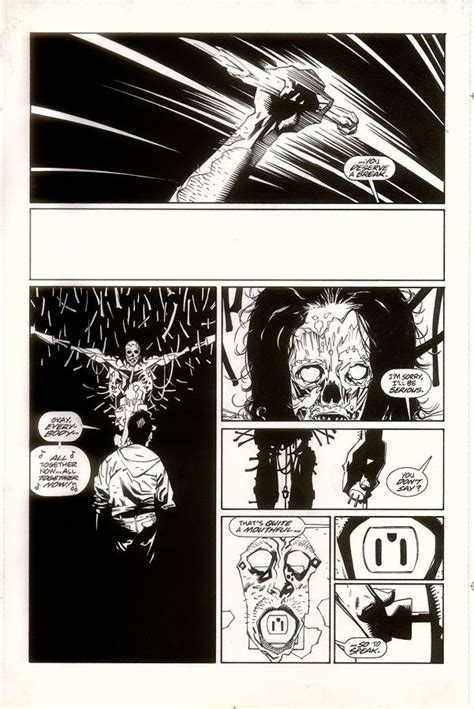 Mike Mignola Original Art Hellraiser Comic 13 Page 11 Comic Art Banda Desenhada Páginas