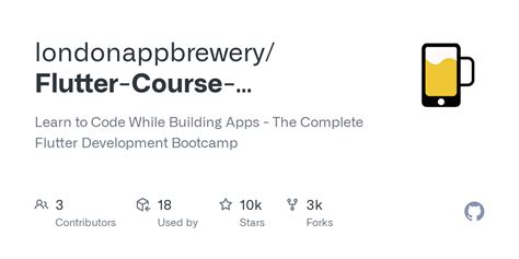 GitHub Londonappbrewery Flutter Course Resources Learn To Code While Building Apps The