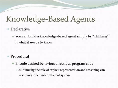 Artificial Intelligence Logic Agents PPT