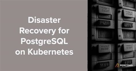 Naveed Shaikh On Linkedin Disaster Recovery For Postgresql On Kubernetes