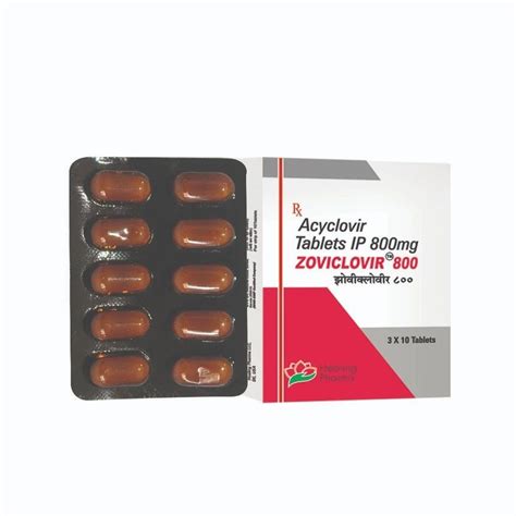 Aciclovir 200mg Aciclovir 400mg Aciclovir 800mg At Rs 295stripe