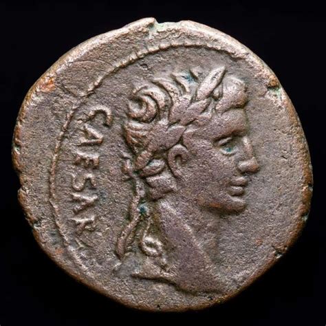 Roman Empire Augustus 27 Bc Ad 14 As From Lugdunum 10 7 Catawiki