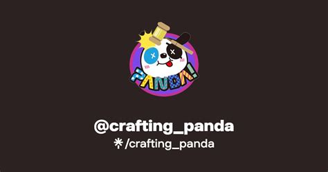 Crafting Panda Instagram Twitch Linktree