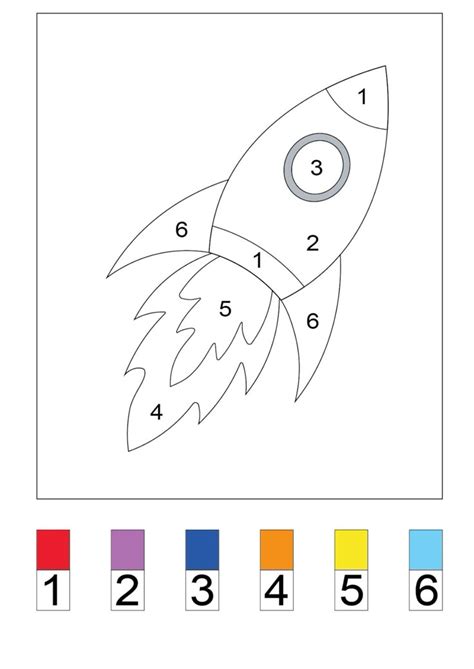 Выше радуги Развитие детей Пост со стены Раскраски Карточка с заданием Раскраска по цифрам