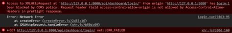 vue js django vue js axios has been blocked by cors policy stack overflow