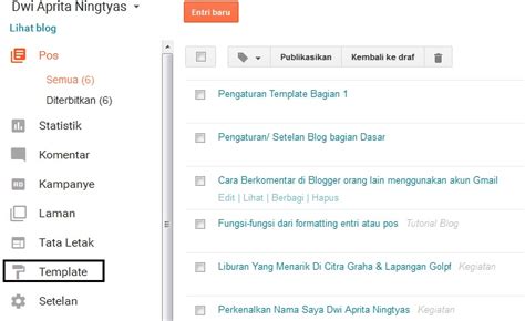 Dwi Aprita Ningtyas Pengaturan Template Bagian 1
