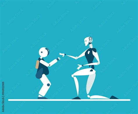 Two Types Of Robots Communication With Each Other Future Reality