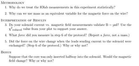 Solved The Goal Of The Lab Is To Measure The Magnetic Field Chegg
