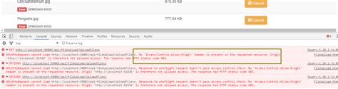Jquery Access Control Allow Origin Header Is Present On The Requested Resource Stack Overflow