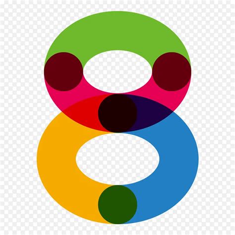 彩色数字8PNG图片素材下载 图片编号10465151 PNG素材网