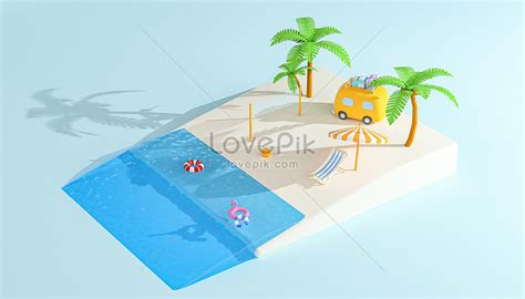 여름 수영장 시원한 배경 배경 사진 및 창의적인 일러스트 무료 다운로드 Lovepik