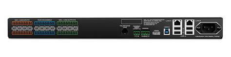 q sys core 110f v2 network analog i o processor audiologic