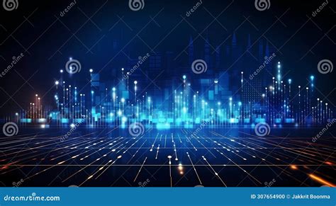 Abstract Technology Background With Circuit Board Generative Ai