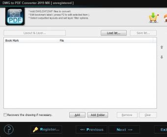 DWG To PDF Converter MX 6 6 Download Free Trial Dwg2pdf Exe