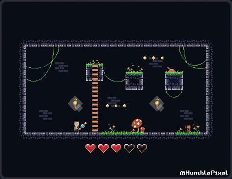 Version 1 1 Cave Lockventure 1 Cave By Humble Pixel