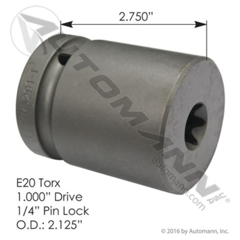 Automann M5291 T Torx Socket E20